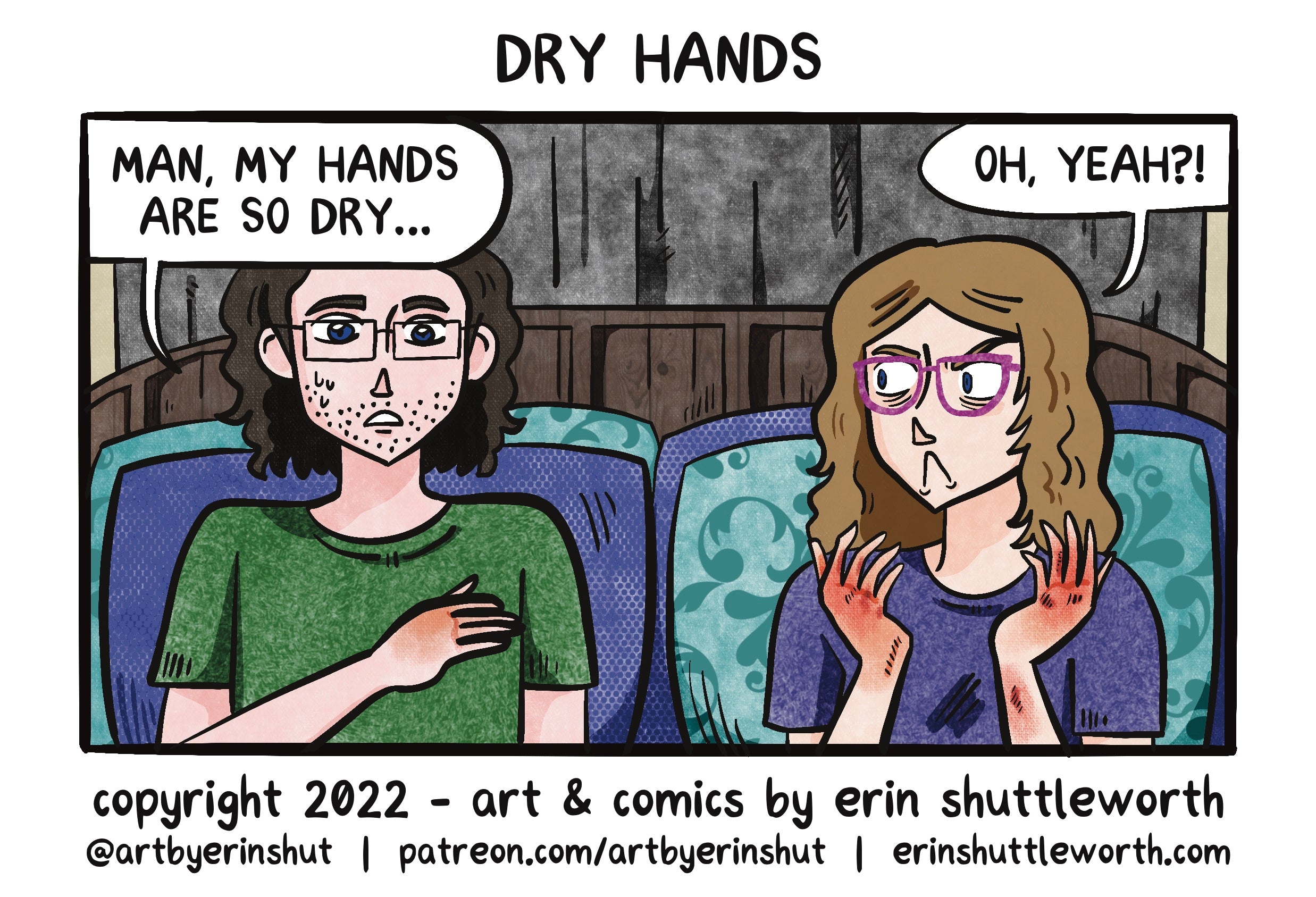 Dry Hands | Couple Comic | Daily Life Comic – Comixque