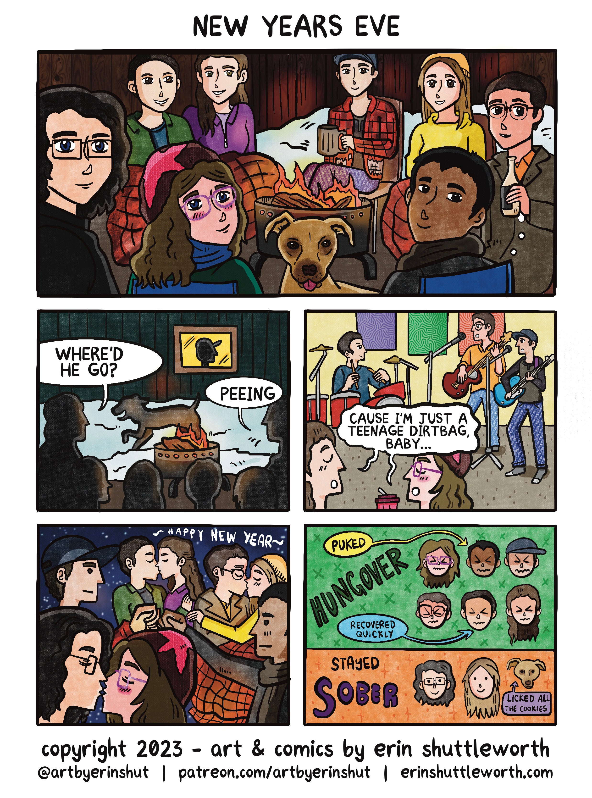 New Years Eve | Daily Life Comic | Friendship Comic – Comixque