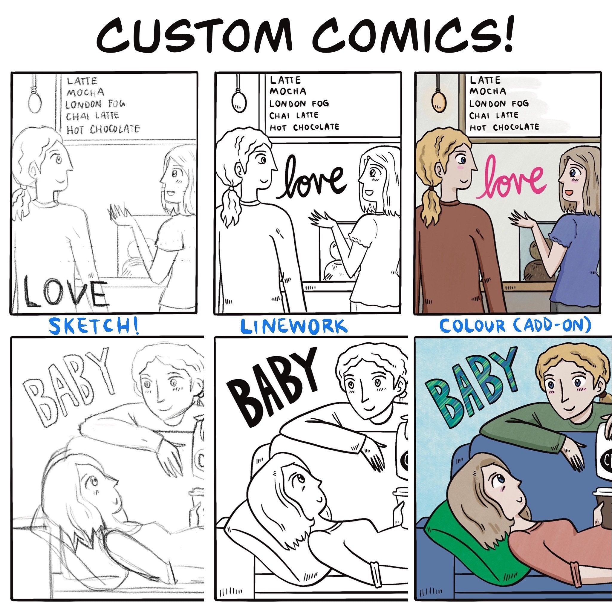 Custom Comic Commission – Comixque